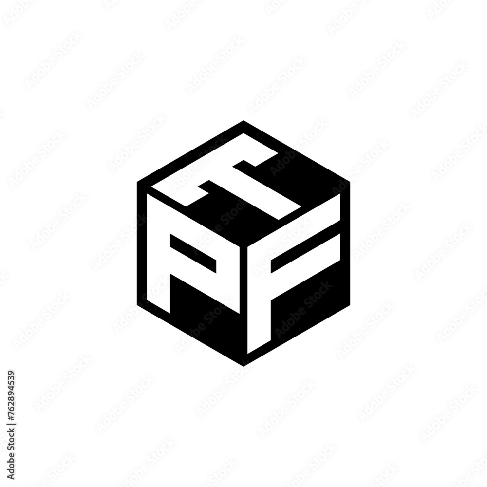 PFT letter logo design in illustration. Vector logo, calligraphy ...