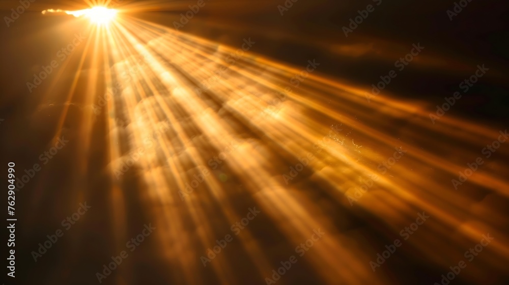 Sun Light Overlay Sun rays overlay Sun rays light isolated on black background for overlay ...