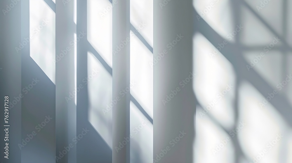 Gray shadow and light blur abstract background on white wall from ...
