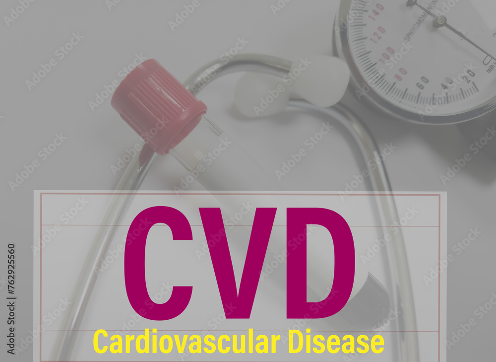 Cardiovascular diseases (CVDs), medical concept. disorders of the heart ...