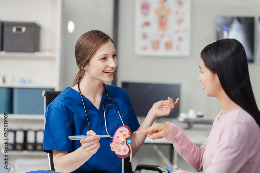 Kidney disease, Chronic kidney disease ckd, Female doctor explains the ...