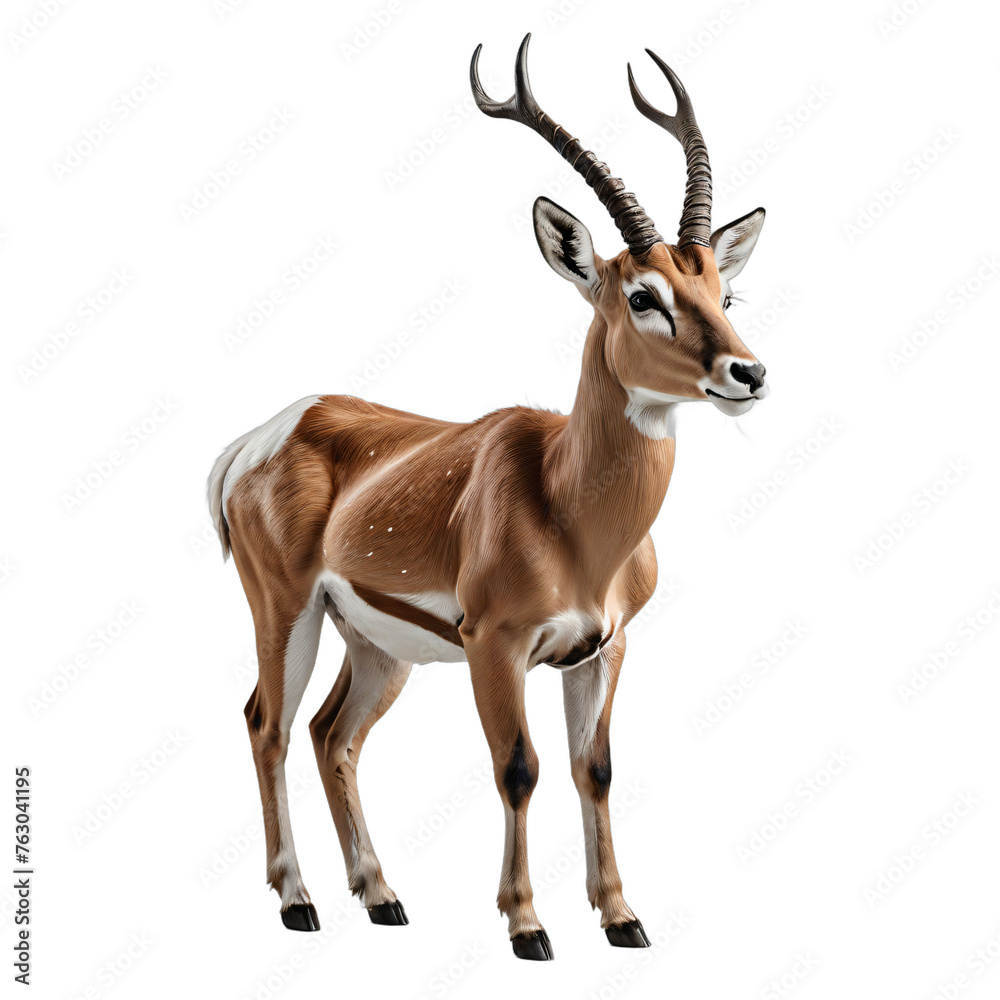 antelope isolated transparent background PNG. ai generated Stock ...