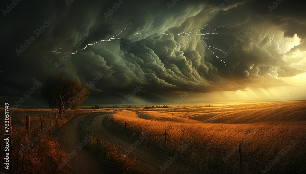 a visual representation that captures the overwhelming might and ...