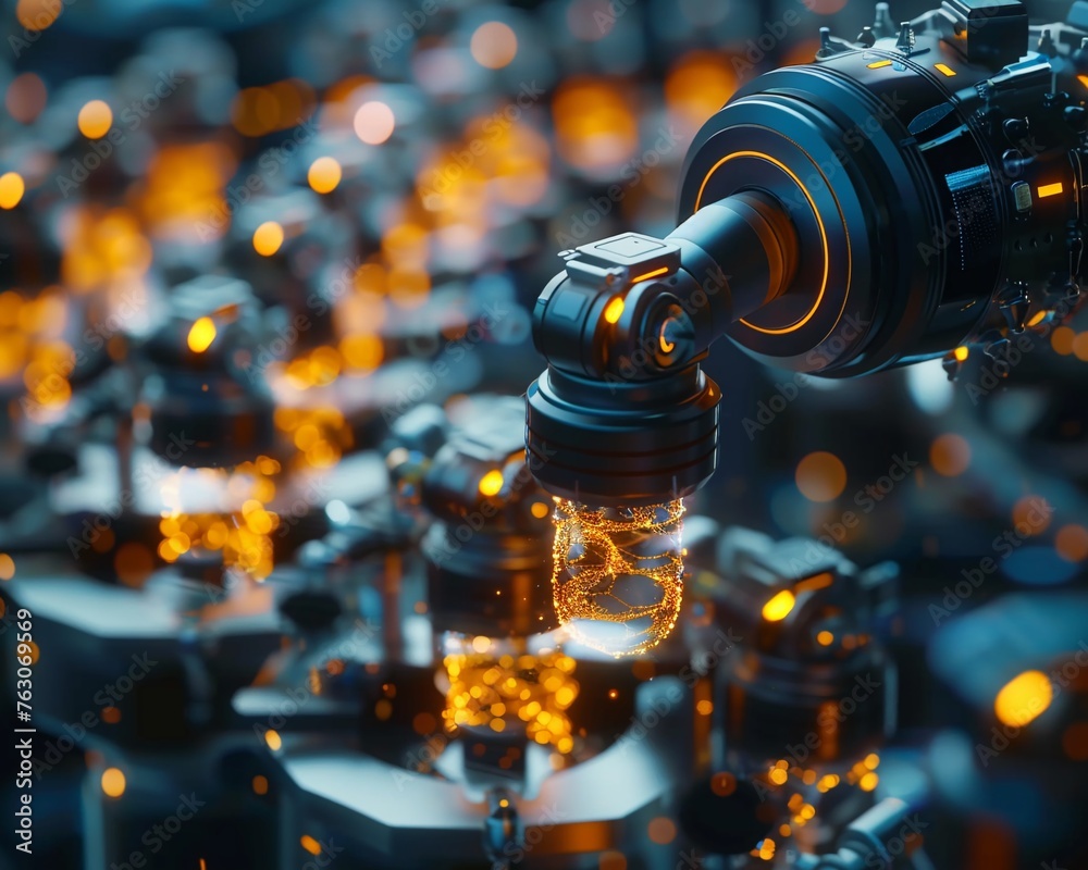 Capture the essence of nanotechnology revolutionizing daily life ...