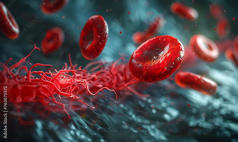 Visualizing Blood Clot Formation in Veins. Platelets, Fibrin, and Red ...
