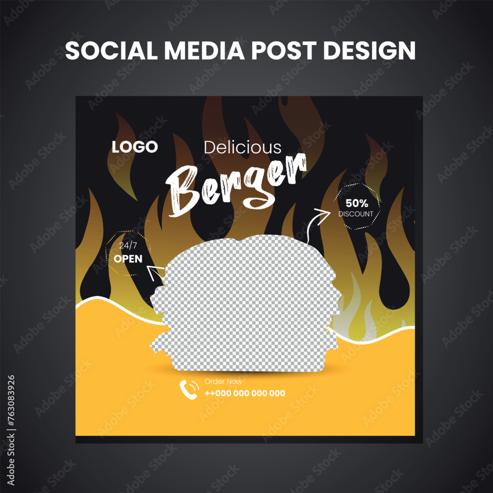 social media post design tamplate for facebook, instagram or others of ...