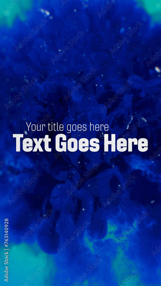 Cinematic Ink Color Titles Vertical Stories Opener for Social Media ...