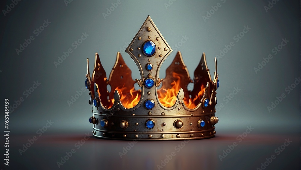 flaming queen crown. rise and fall of a medieval age empire. Medieval ...