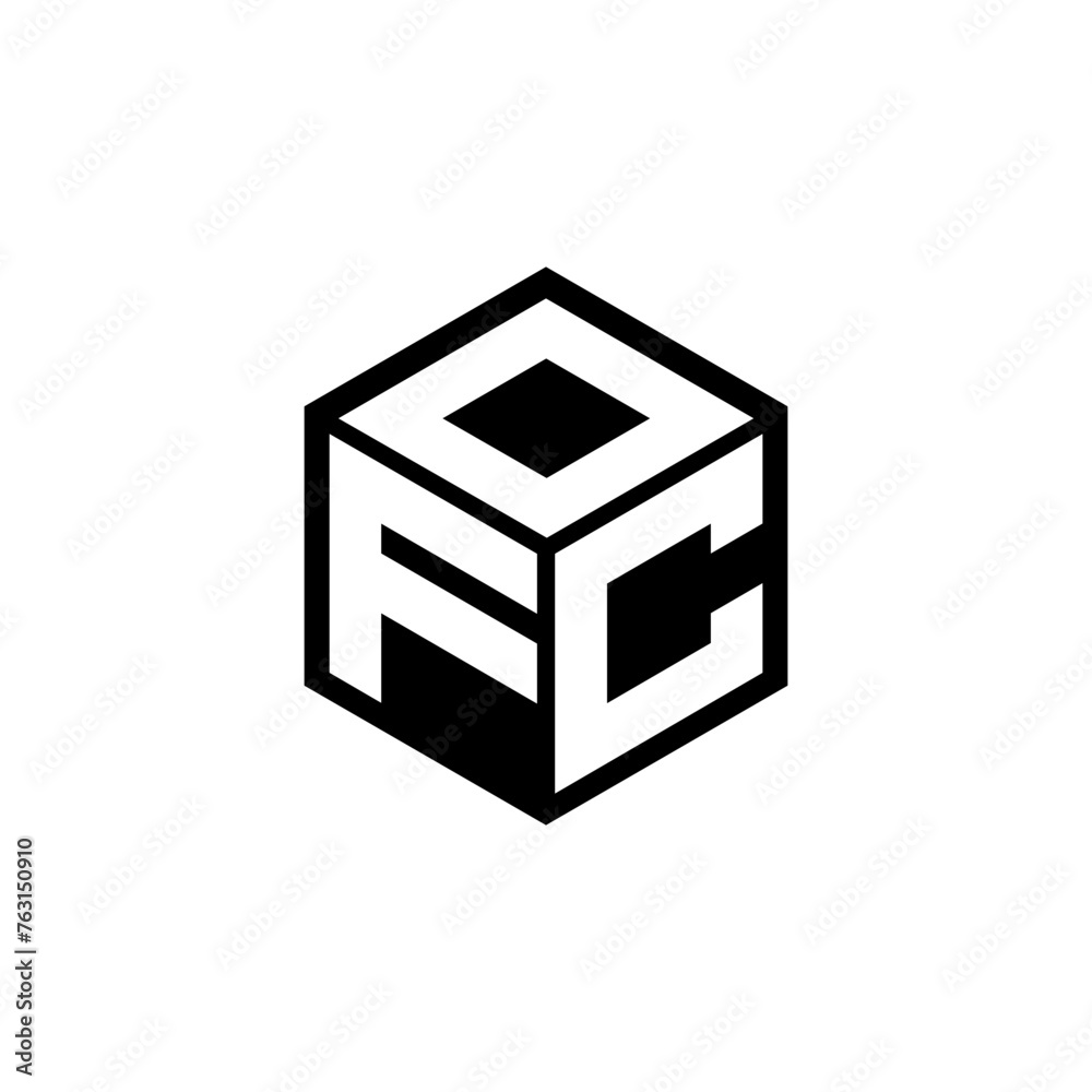 FCD letter logo design in illustration. Vector logo, calligraphy ...