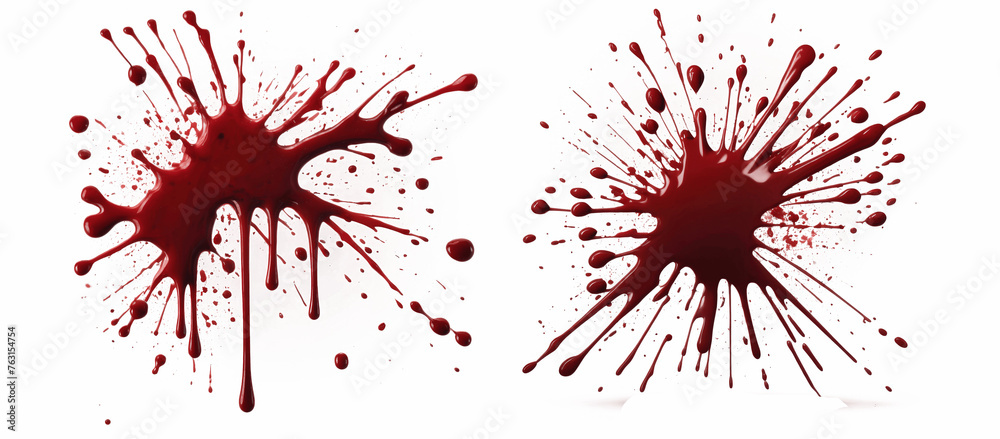 blood splatter isolated on transparent background Stock Photo | Adobe Stock
