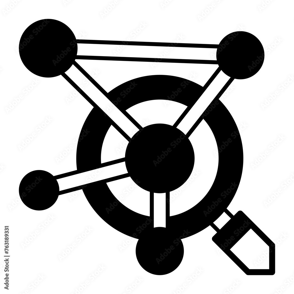 biological activityvector outline design, Biochemistry symbol ...
