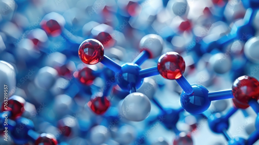 Molecular Frontiers: A Chemical Structure Model of Blue and Red ...