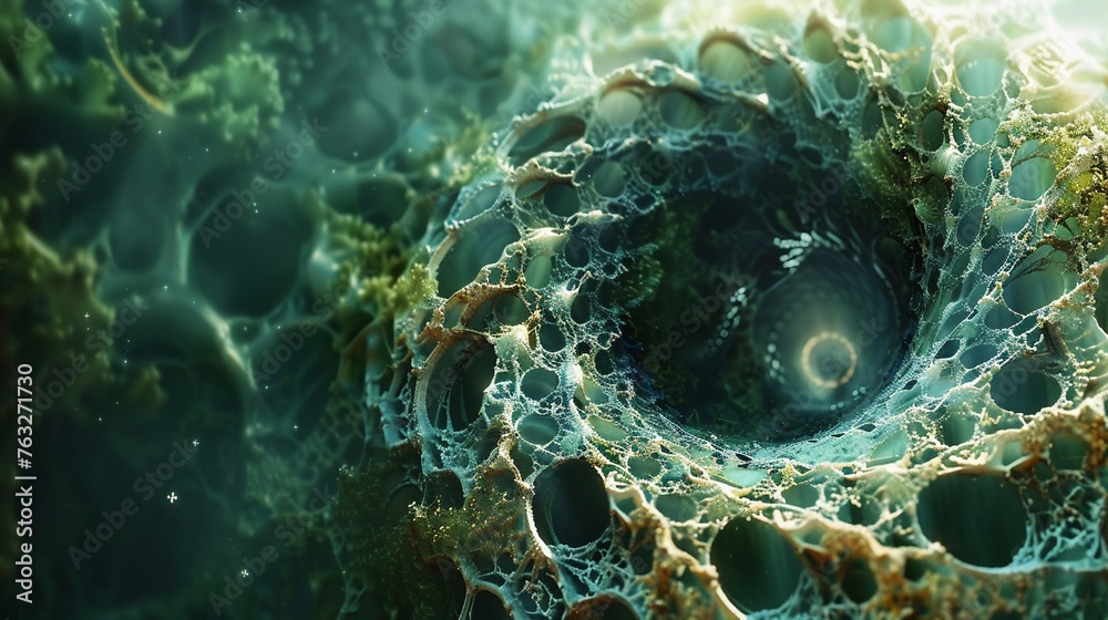 Transform the abstract concept of bioengineering into a visually ...