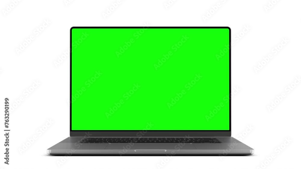 Vidéo Stock Laptop frameless screen - smooth camera transition to ...