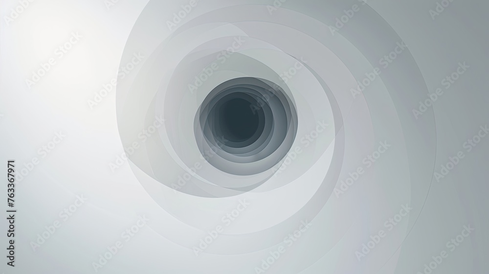 Abstract image of minimalistic background. Composition of a funnel ...