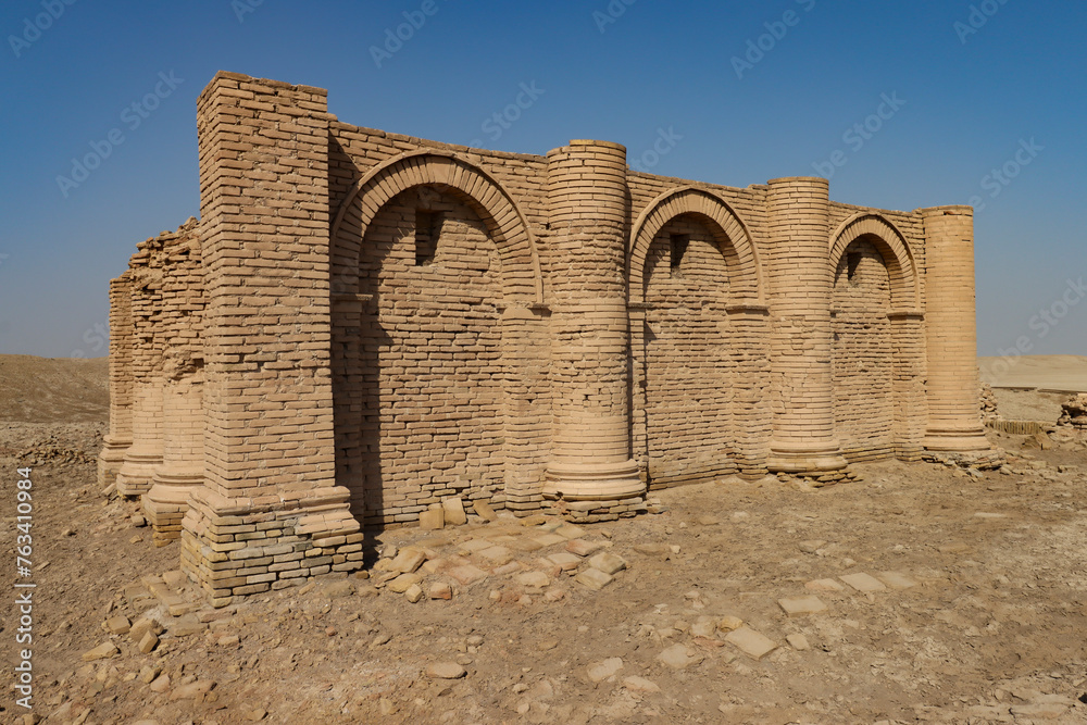 garius temple in the ancient city of uruk was rebuilt in the year 110 ...