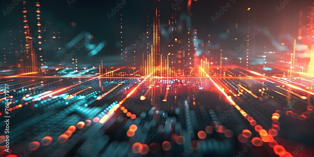 Visual Representation of Market Growth Through Digital Data in Forex ...