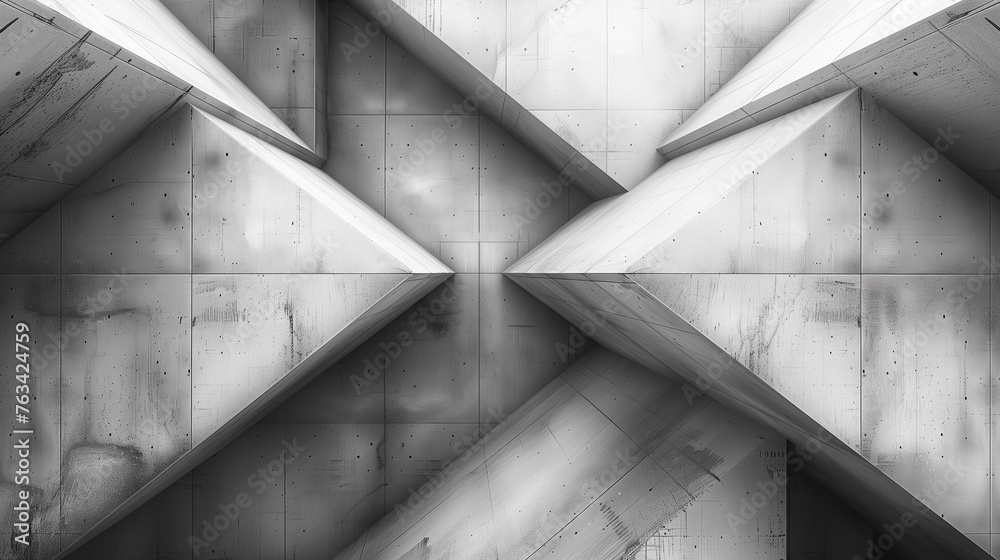 abstract white background geometric design of faint shapes and lines ...