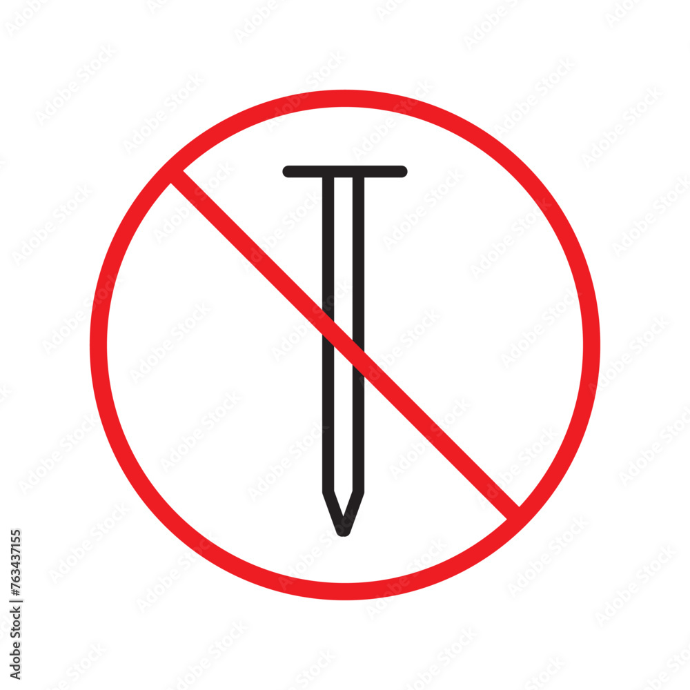 Forbidden Prohibited Warning, caution, attention, restriction label ...