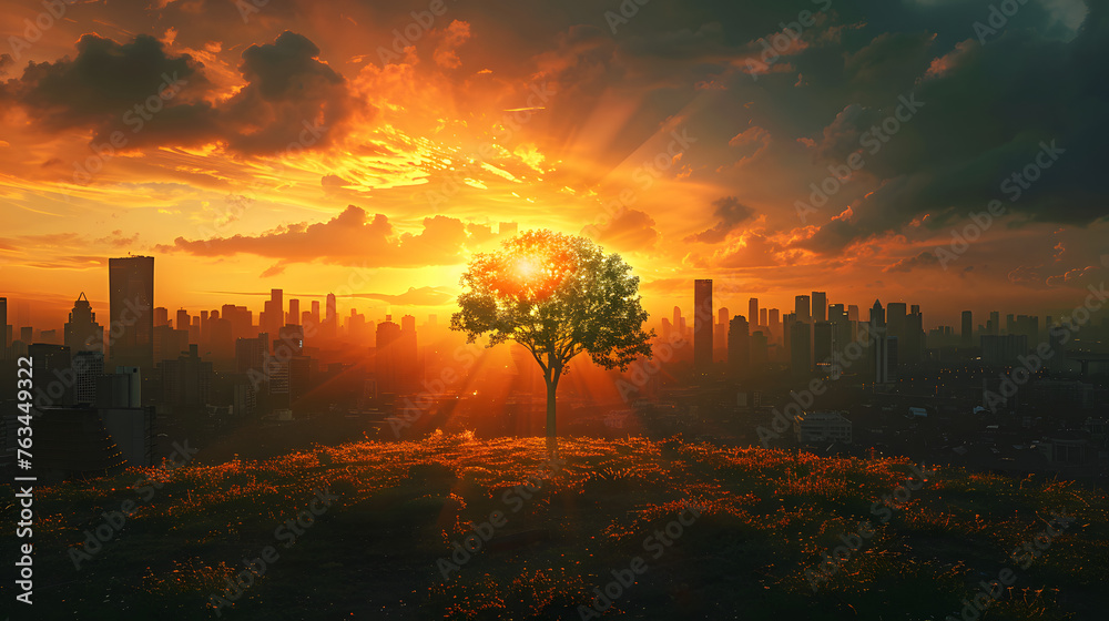 Global warming and climate change concept. World Water Day. Planet ...