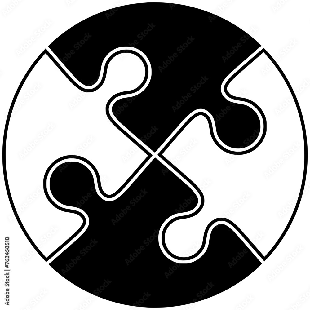 education illustration puzzle silhouette autistic logo autism icon ...