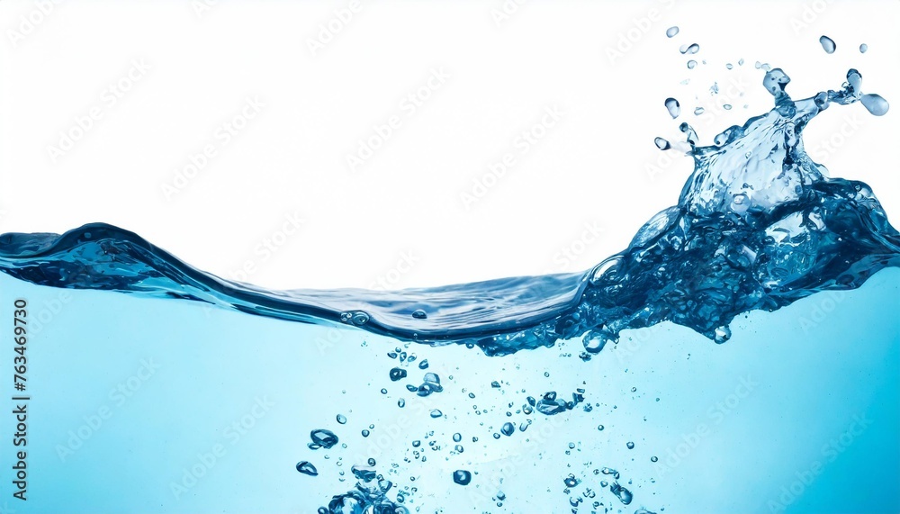 water liquid splash isolated on white background includes clipping path ...