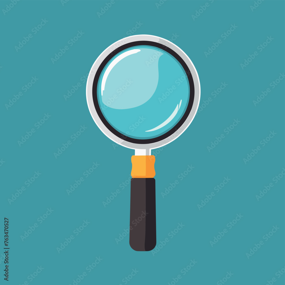 Magnifying glass icon logo clip art vector illustration Stock Vector ...