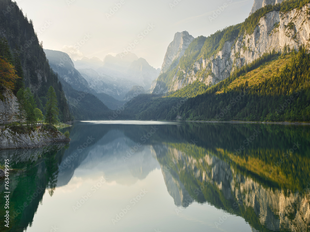 Foto de Vorderer Gosausee, Dachtein, Salzkammergut, Oberösterreich ...
