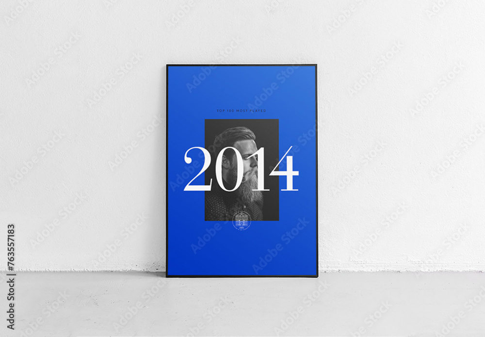 Standing Poster Mockup Stock Template | Adobe Stock