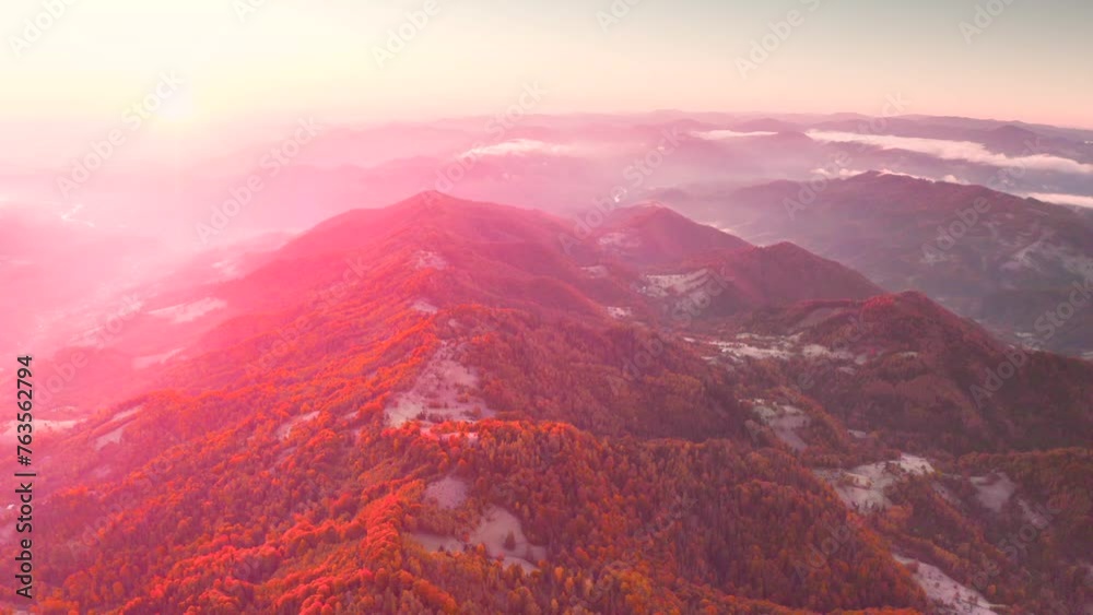 highland, kosiv, rocks, sokilsky, ukraine, drone, bird's eye view ...