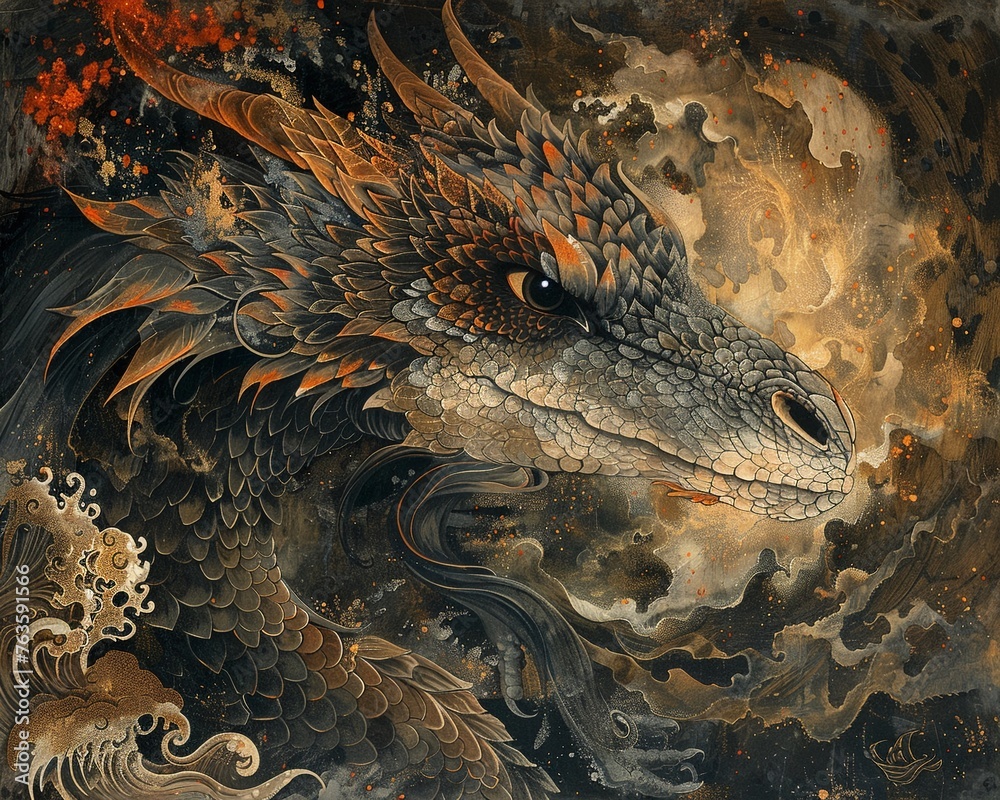 Delve into the fantastical world of dragons with a birds-eye view that ...
