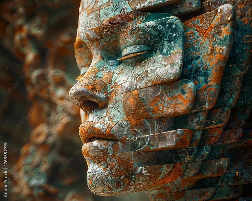 Transform the concept of language evolution into a captivating visual ...