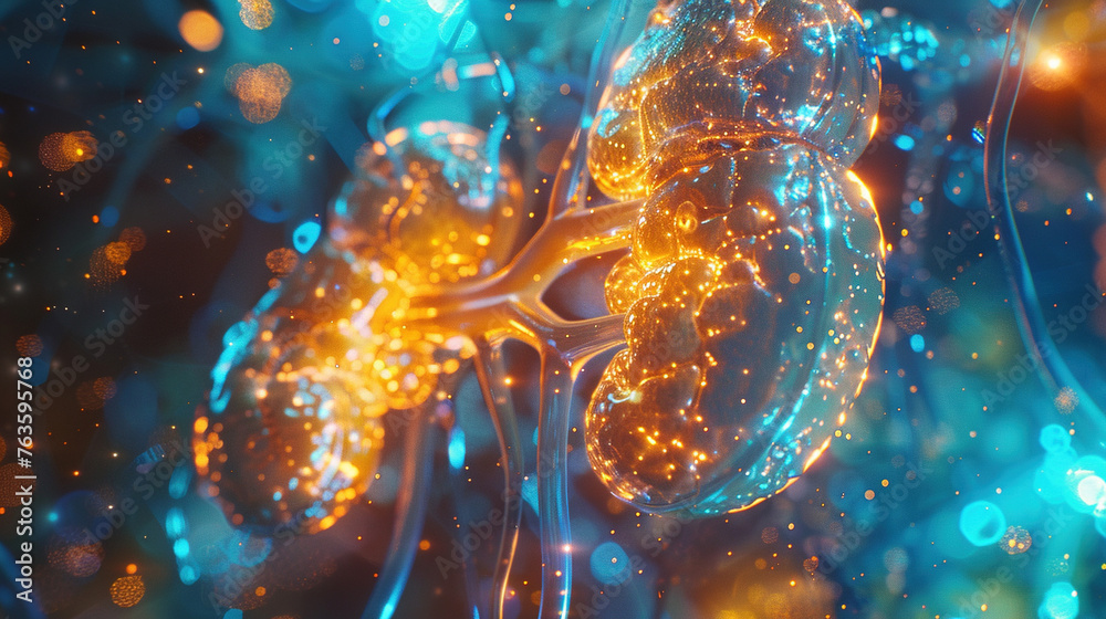 Energetic renal system, kidney glow, urinary tract illumination ...