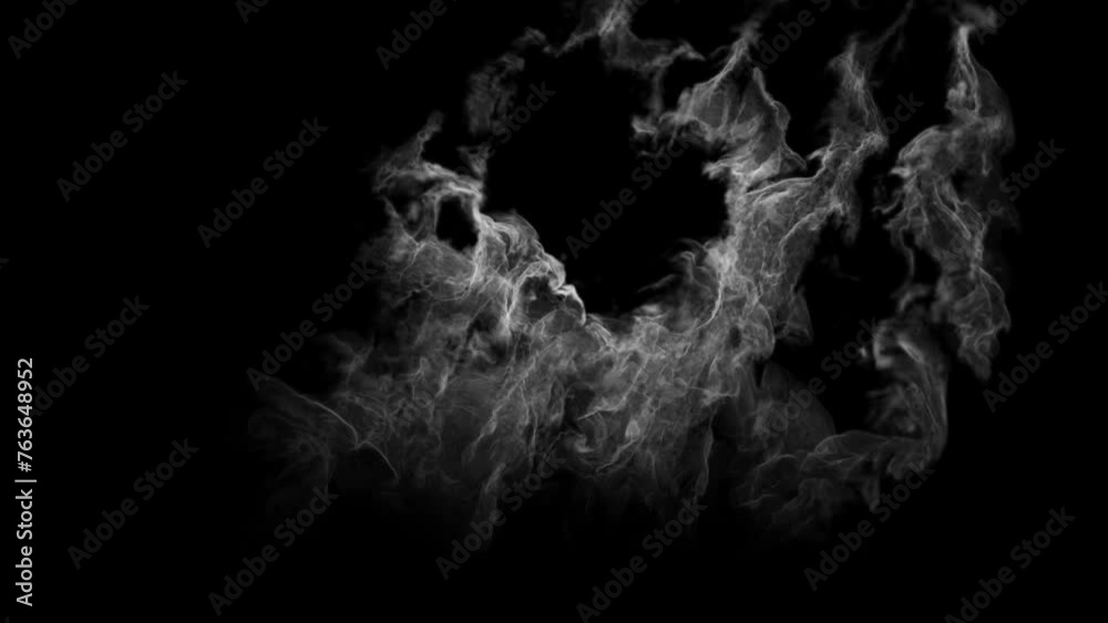 White Explosion Colorful of Particles Powder Background 3d Animation ...