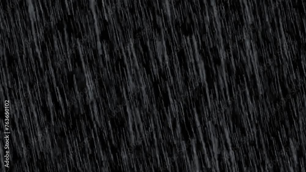4k Loop Rain Drops Falling Alpha, Real Rain, High quality, Slow Rain ...