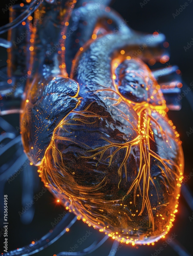 Exploring the ethereal beauty of heart tissue simulations at twilight ...