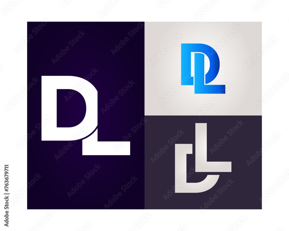 DL logo. DL creative initial latter logo.DL abstract.DL Monogram logo ...