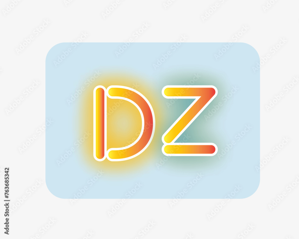 DZ logo. DZ creative initial latter logo.DZ abstract.DZ Monogram logo ...