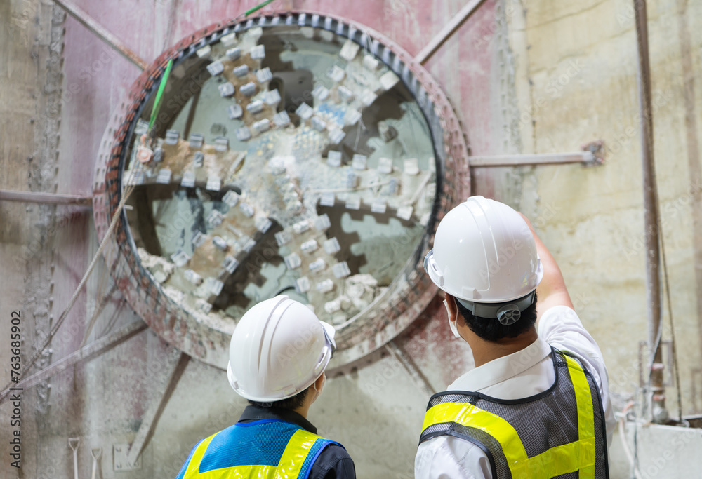 Engineer to wear workwear clothing safety. Technician control ...