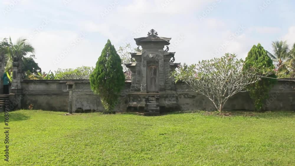 Valley of the Temples. A view of the most famous temples in Sumatra of ...
