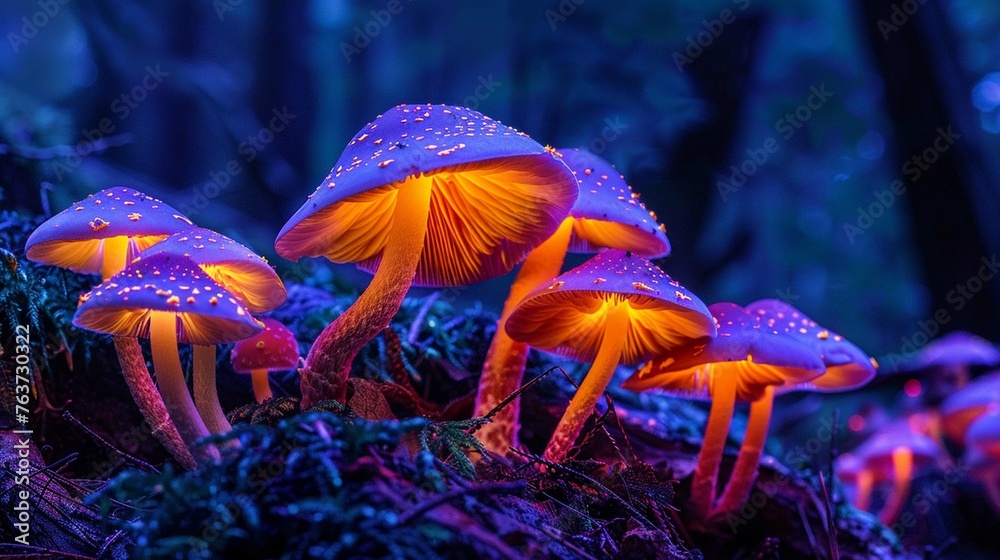 Venture into a bioluminescent forest and photograph the enchanting glow ...