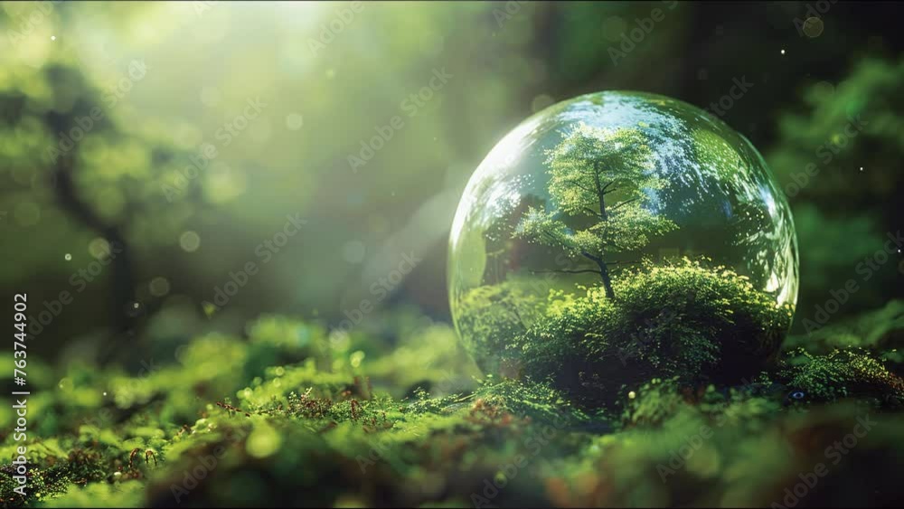 green planet earth, Environment World Earth Day, a plant tree grow up ...