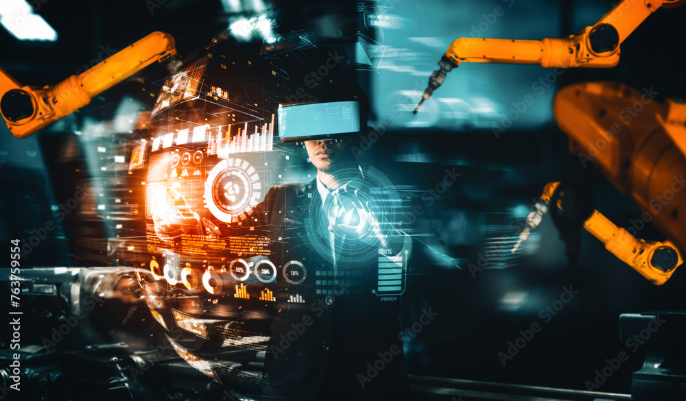 XAI Advanced robot arm system for digital industry and factory robotic ...