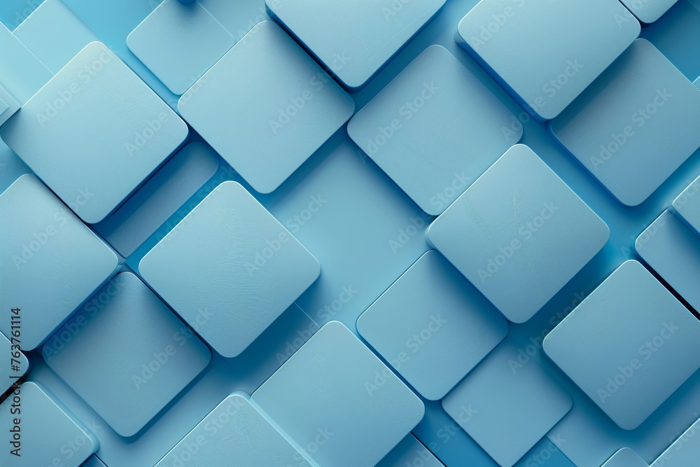 Techie blue background with rounded squares, digital elegance, modern ...