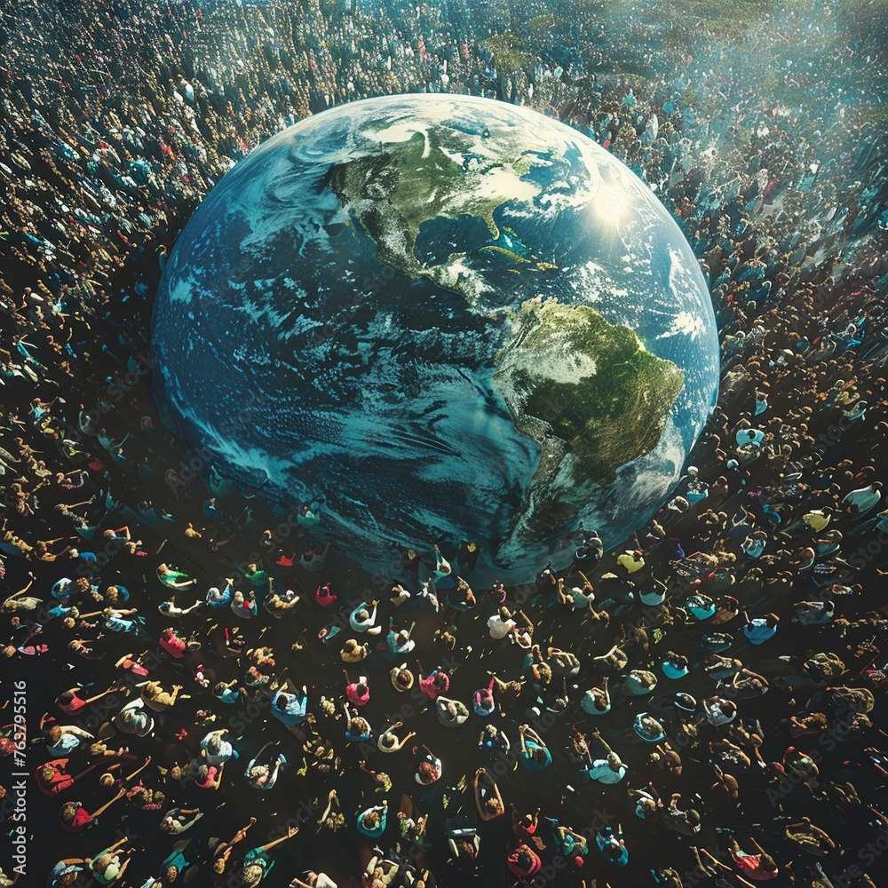 Craft a powerful visual narrative of the collective fight for climate ...