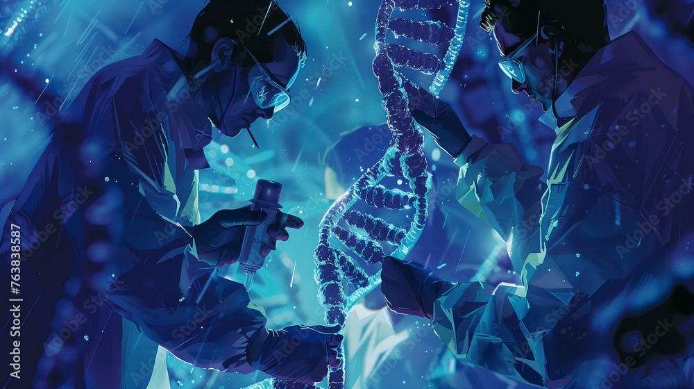 Genetic Engineering Potential: Scientists Modifying DNA to Cure Genetic ...