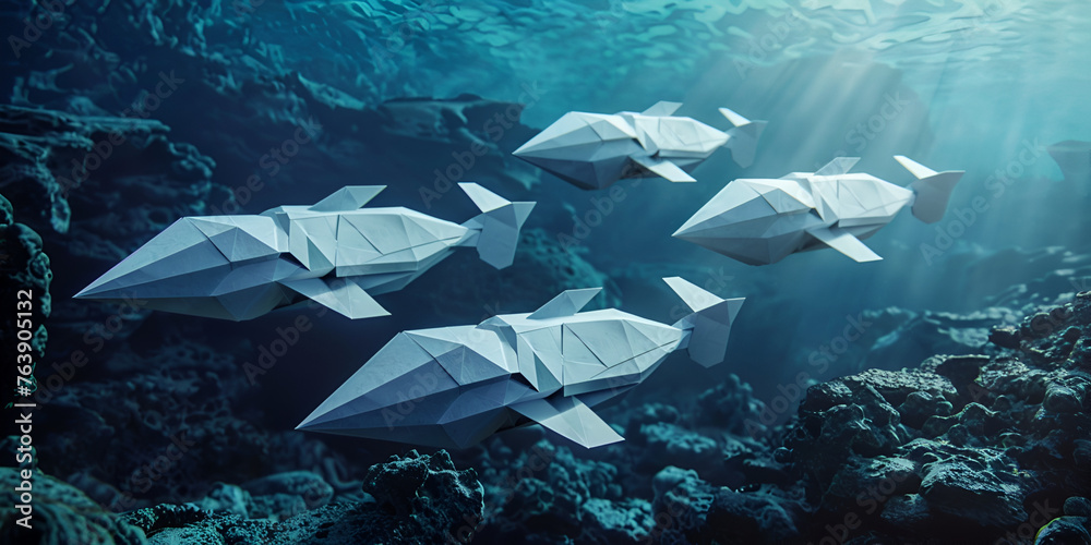 Foldable Ocean Explorers Origami Submarine Innovations in ocean ...