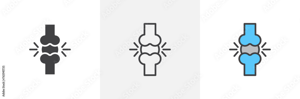 Herniated Disc and Spinal Health Icons. Vertebral Anatomy and Back ...