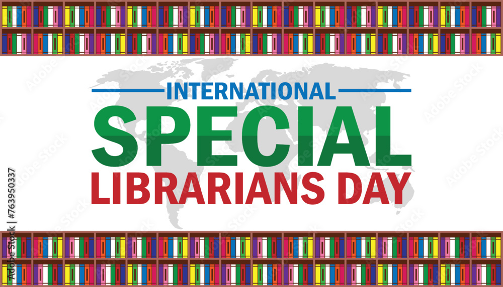 International Special Librarians Day. Holiday concept. Template for ...