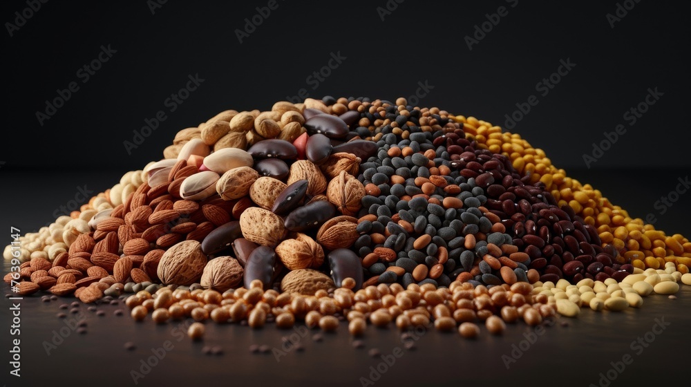 Global Diversity Feature a selection of nuts and beans from different ...